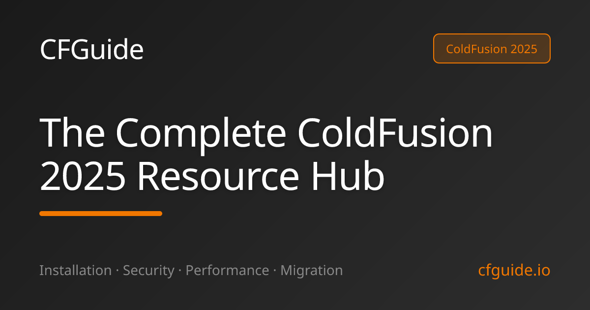 ColdFusion Performance Monitoring Toolset (PMT) - Elastic Stack Setup Guide | CFGuide | CFGuide